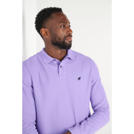 Mens purple lacoste polo store